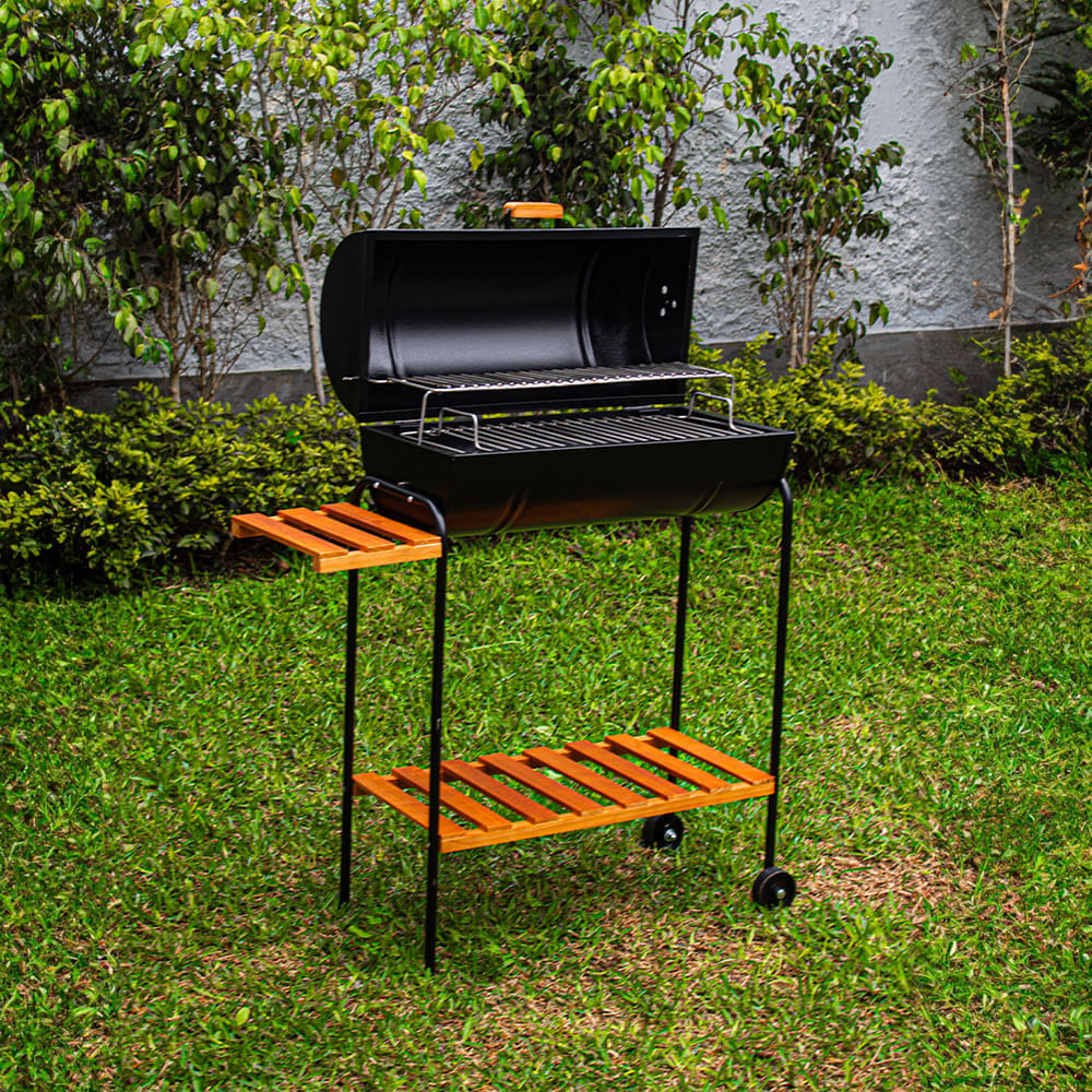 Parrilla Cilindrica Mr. Grill con Tapa Deluxe | plazaVea - plazaVea