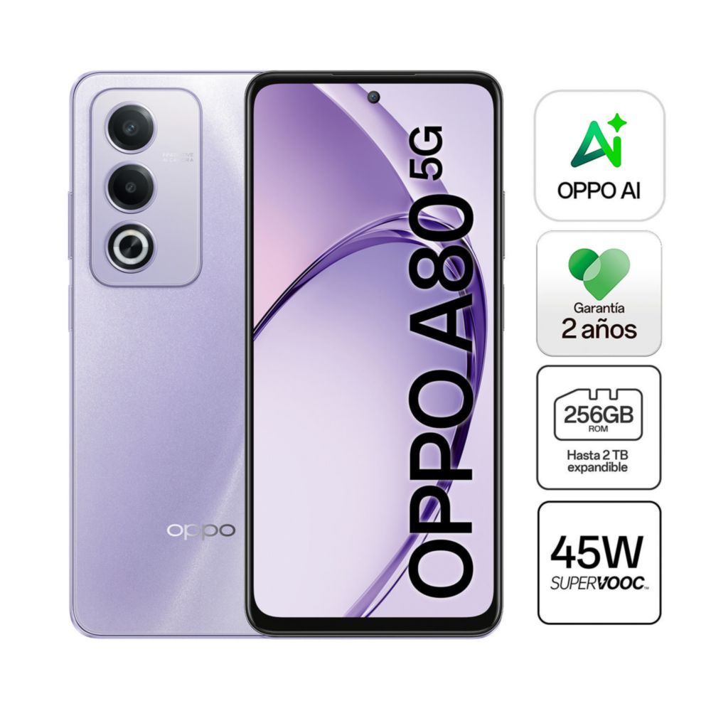 Celular Oppo 8GB RAM 256GB SSD 6.67'' Lila | plazaVea - plazaVea