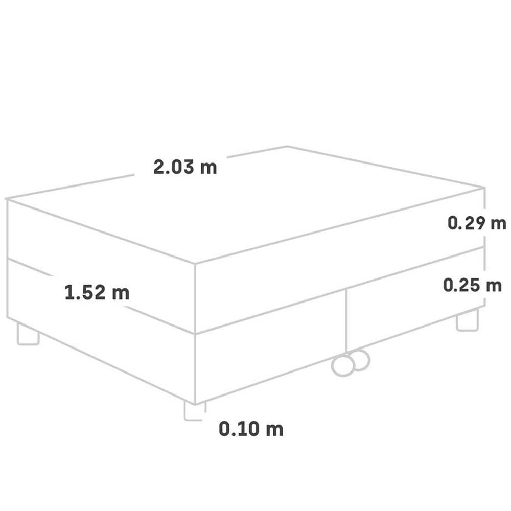 Cama PARAISO Pocket Max Black Queen | plazaVea - plazaVea