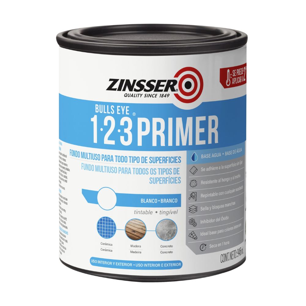 Imprimante Multiusos Zinsser 123 Primer 946ml| plazaVea - plazaVea