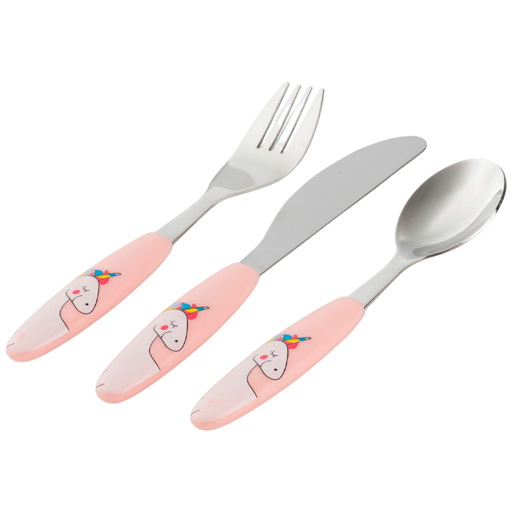 Set de Cubiertos DECO HOME Little Girl 3pzas OI 2025 | plazaVea - plazaVea