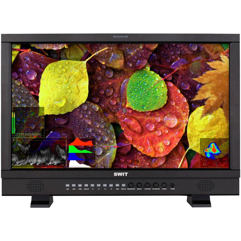 SWIT Monitor LCD de Estudio 23.8" Full HD con Waveform (Montura Gold ...