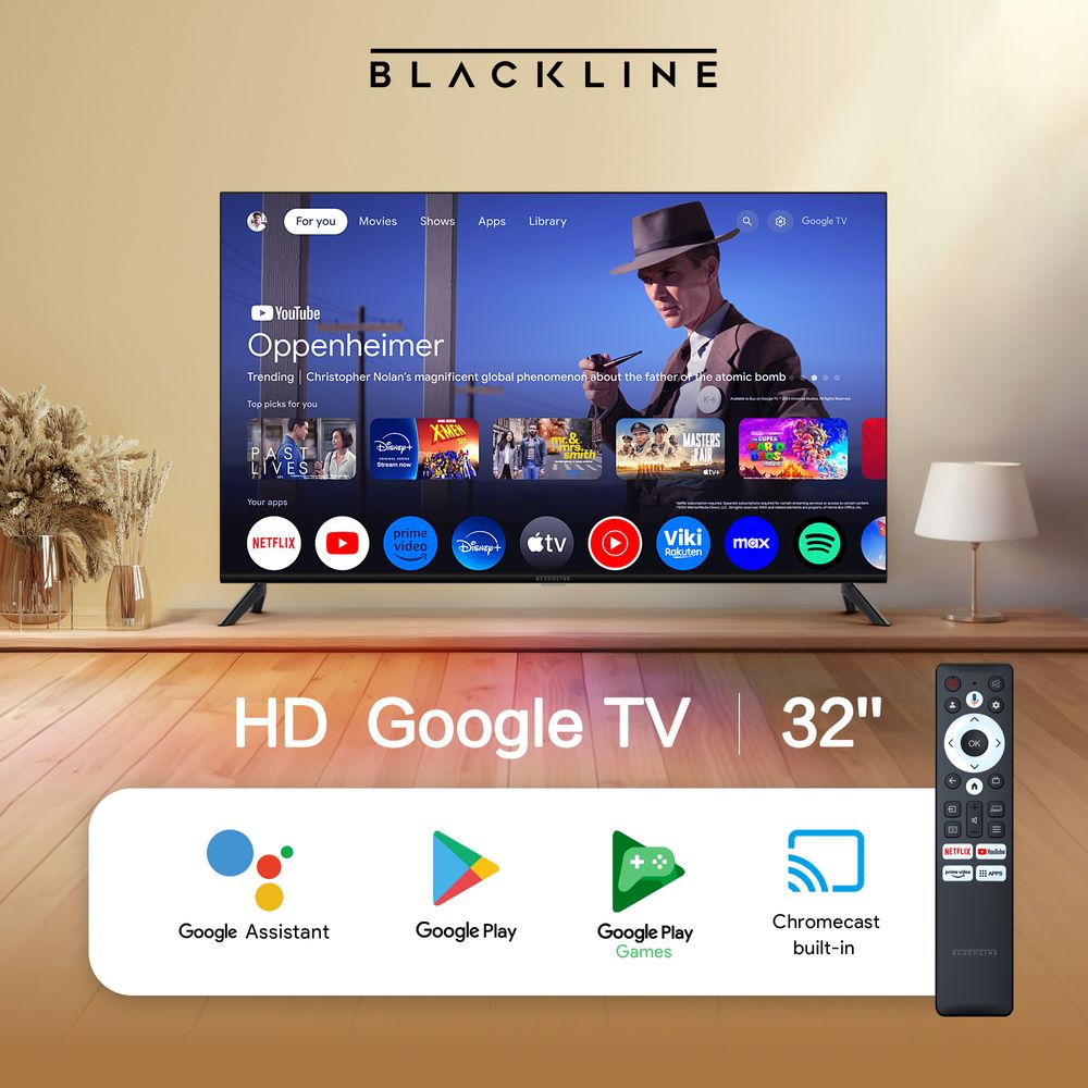 Televisor BLACKLINE LED 32" HD Smart TV BL32-T3000HD | plazaVea - plazaVea