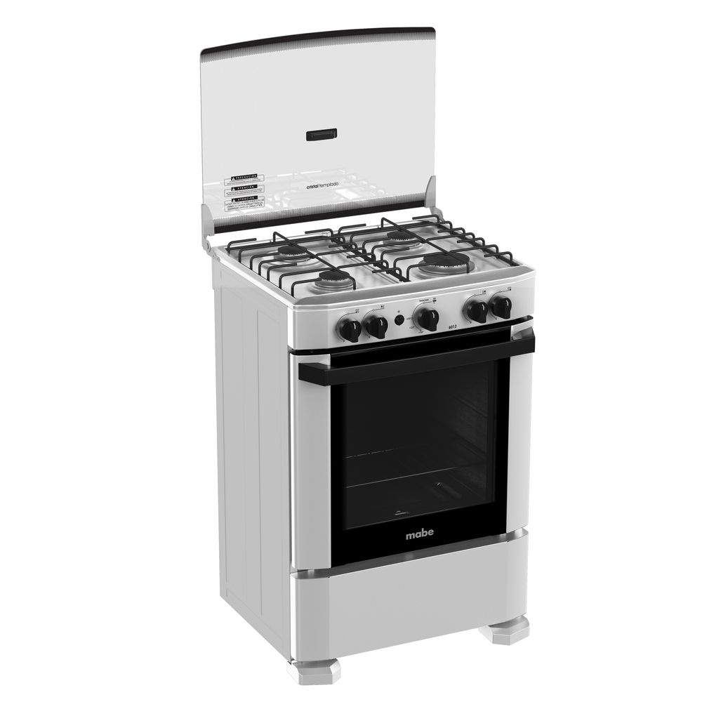 Cocina a Gas MABE 4 Quemadores CMP6012AG1 Silver | plazaVea - plazaVea