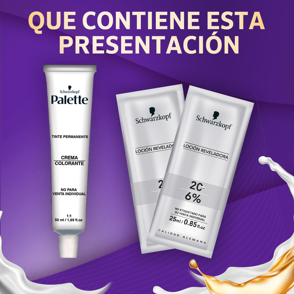 Tinte para Mujer PALETTE 6-0 Caja 1un | plazaVea - Makro