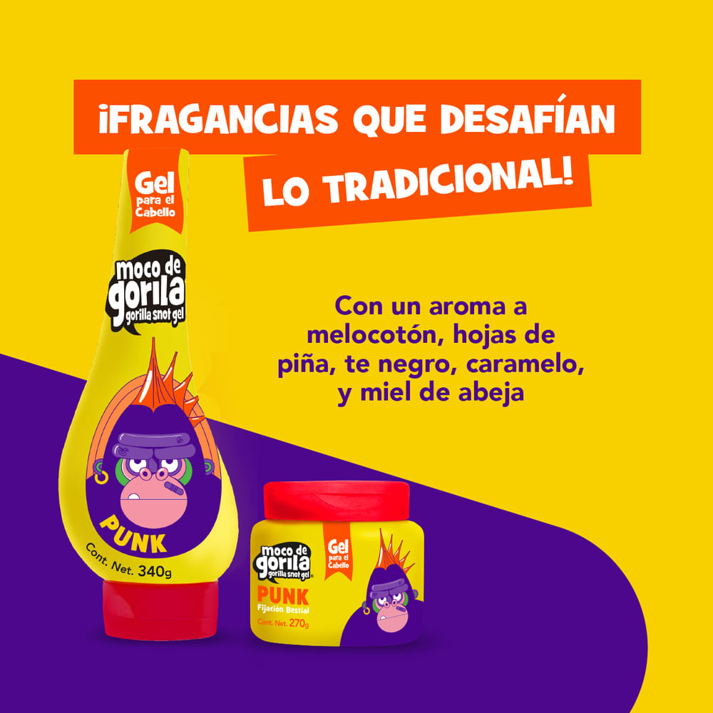 Gel MOCO DE GORILA Punk Frasco 80g | plazaVea - plazaVea