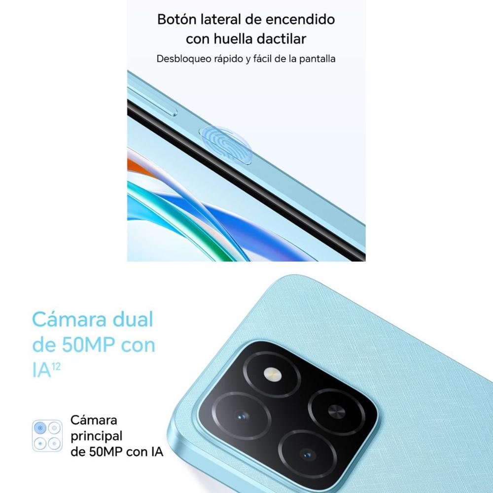 Celular Honor X5b Plus 4GB RAM 256GB - Azul Océano | plazaVea - plazaVea
