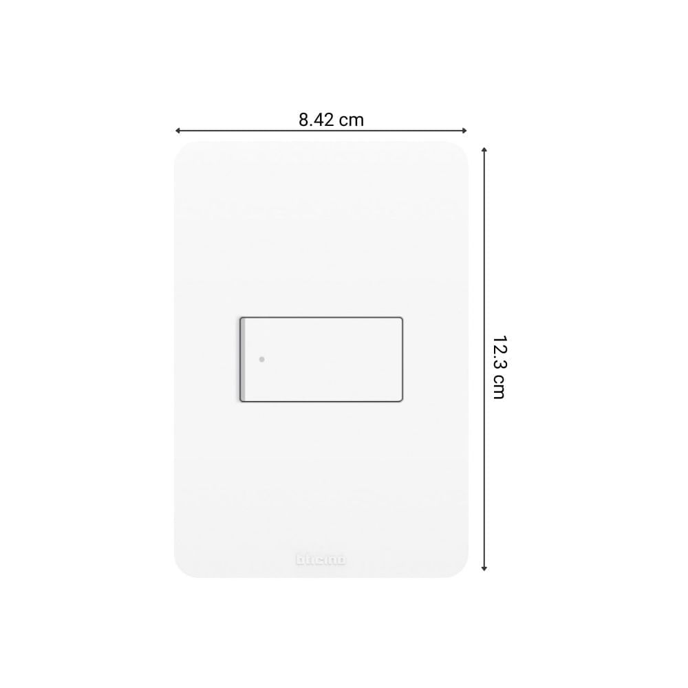 Interruptor Simple Blanco Matix Go Bticino | plazaVea - plazaVea