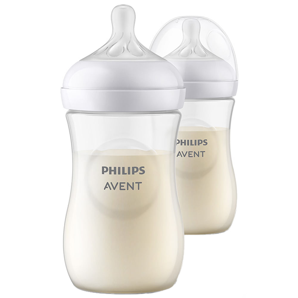 Biberón AVENT Nat Resp3.0 X2 260Ml Flow3 | plazaVea - plazaVea