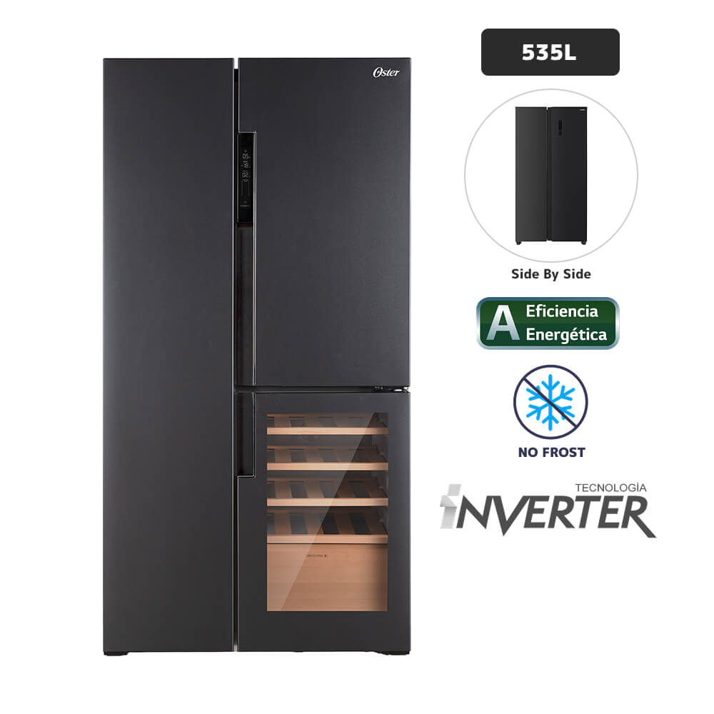 Refrigeradora OSTER 535L No Frost OS-PMDS1902EWBI Negro | plazaVea ...