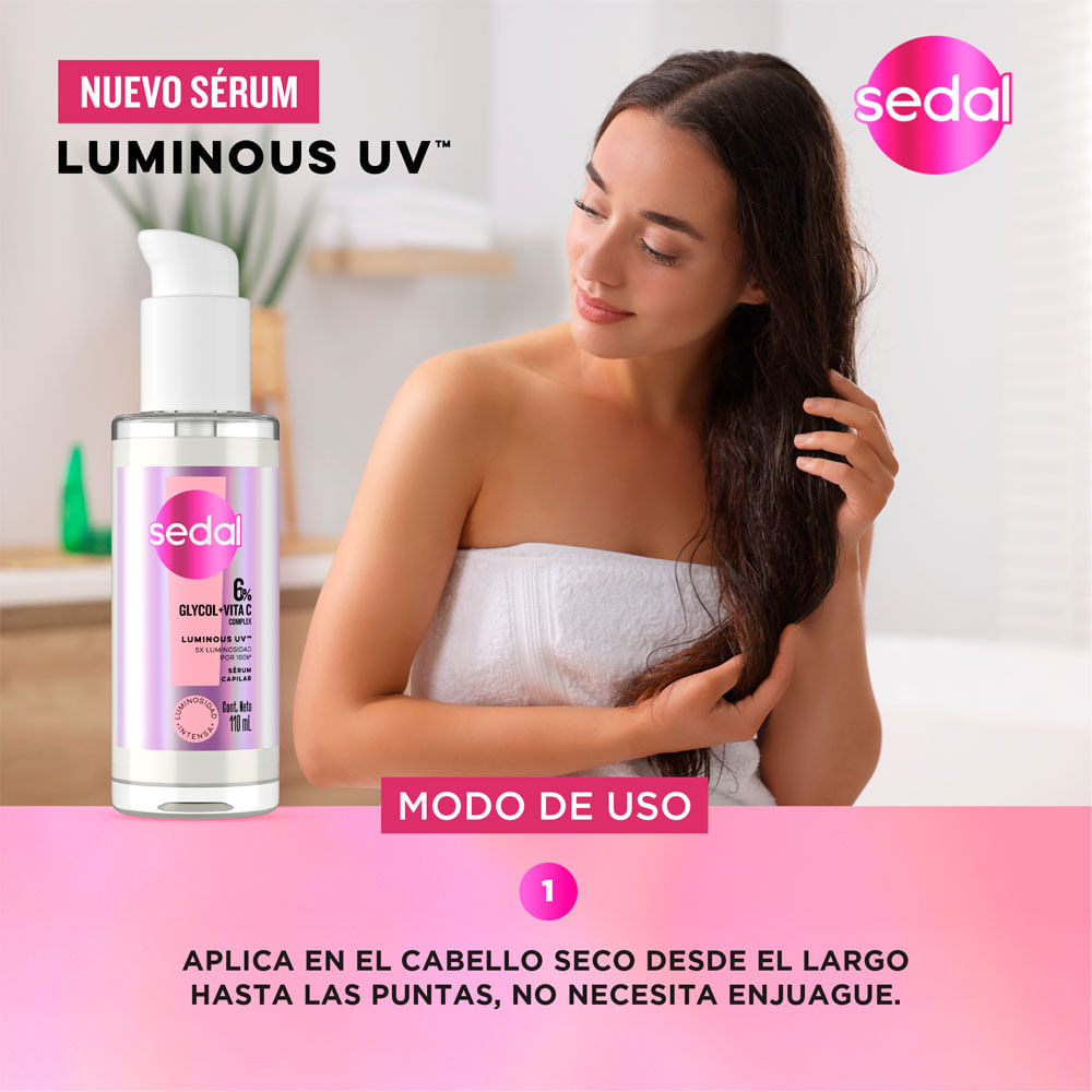 Serúm SEDAL Luminous UV Frasco 110ml | plazaVea - plazaVea