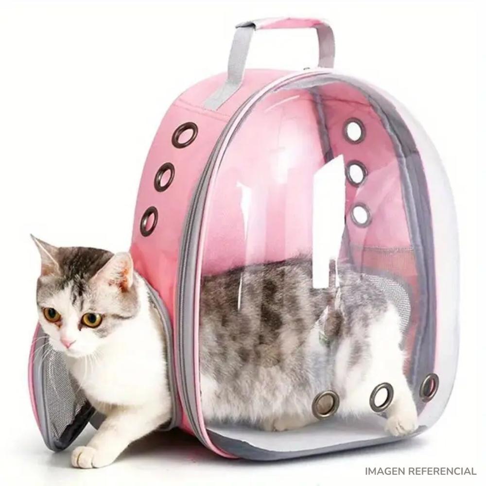 Mochila Transportadora para Mascotas Gatos Rosa | PlazaVea - plazaVea