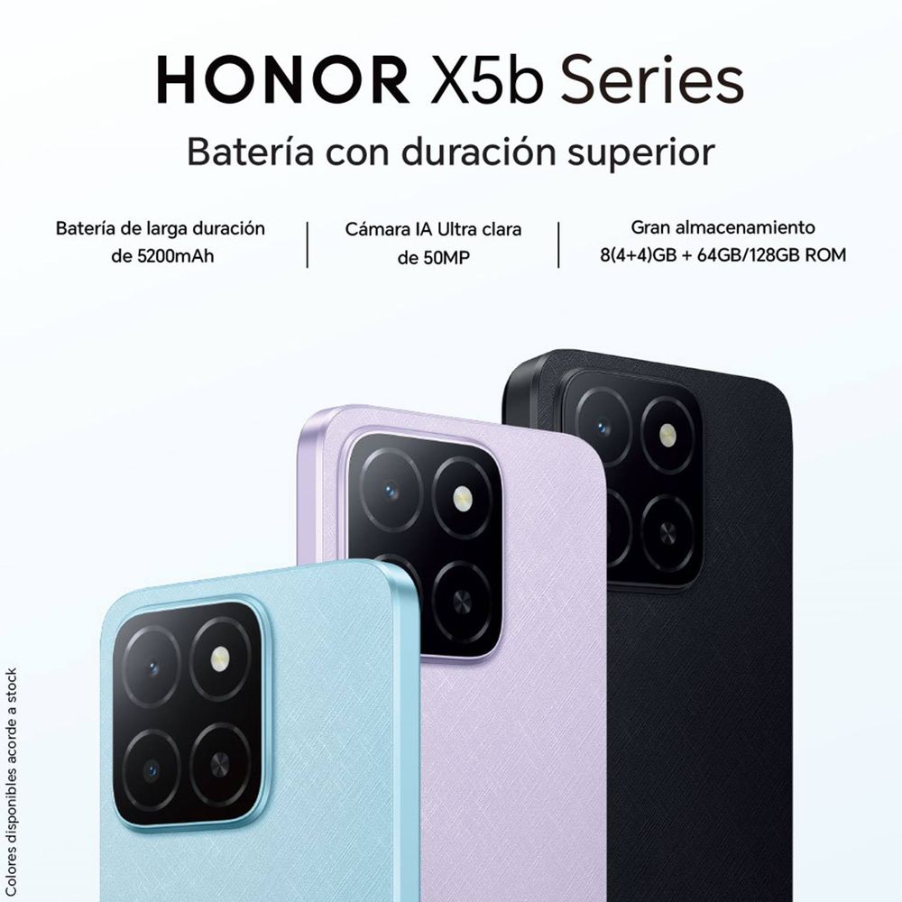 Celular Honor X5B 6.5" 4GB RAM 128GB Purple| plazaVea - plazaVea