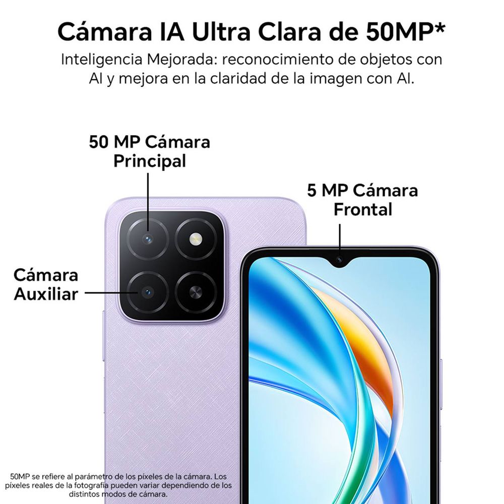 Celular Honor X5B 6.5" 4GB RAM 128GB Purple| plazaVea - plazaVea
