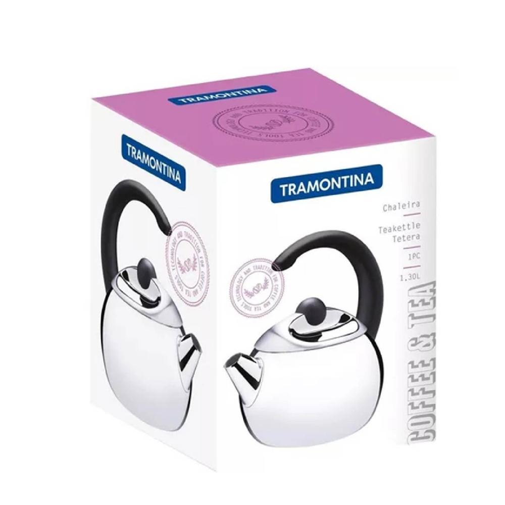 Tetera de 2.2 L TRAMONTINA de Acero inoxidable - plazaVea