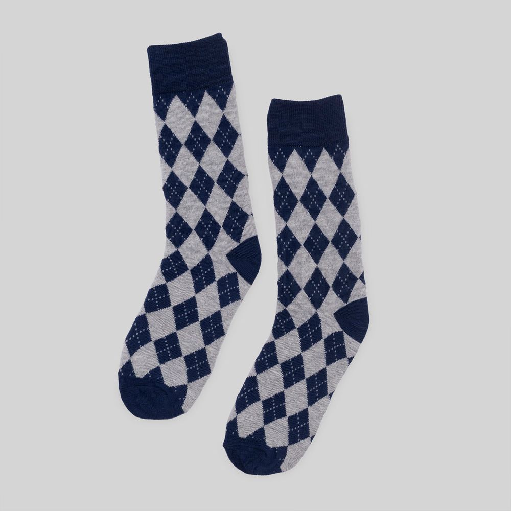 Medias Madison Premium Unitario Azul Hombre | plazaVea - plazaVea