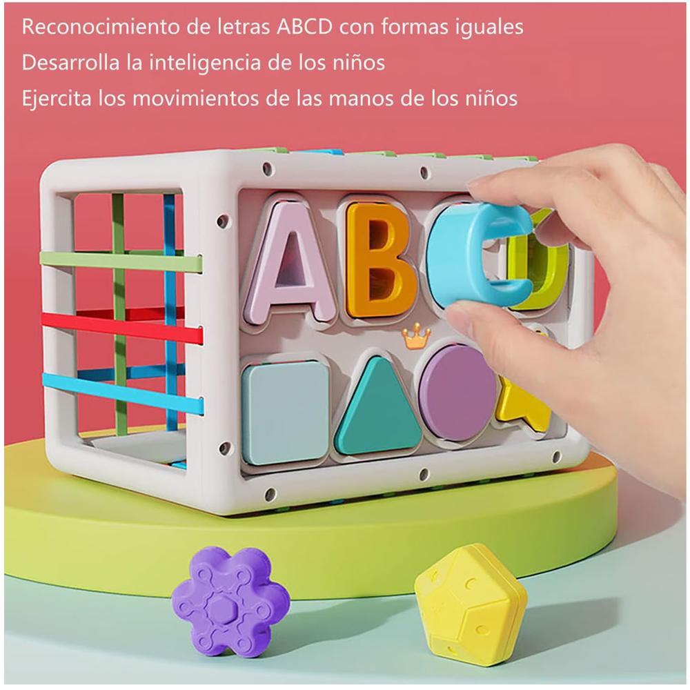 Cubo Didáctico de Clasificación con Encaje para Bebes | plazaVea - plazaVea