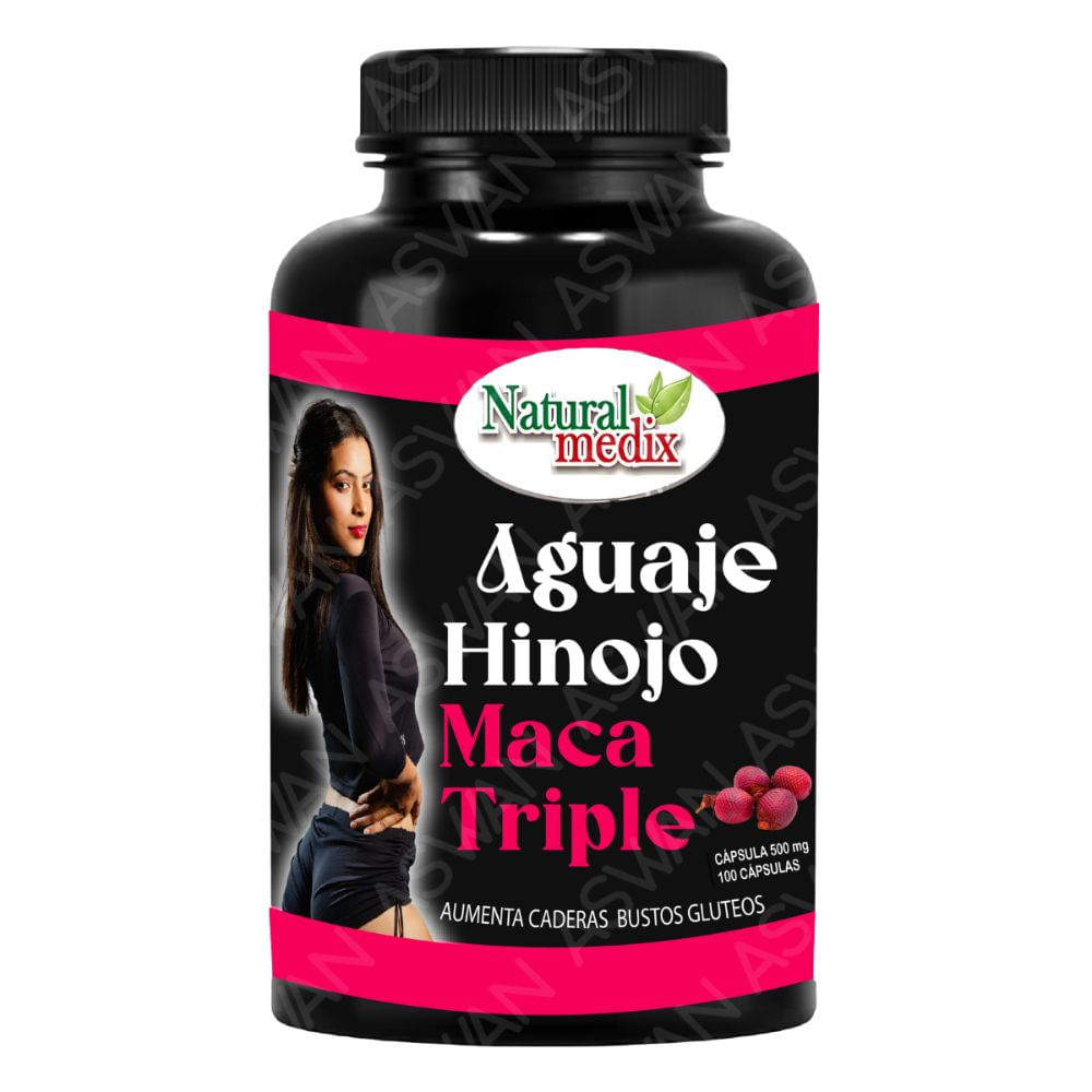 Aguaje Hinojo + Maca Triple 100 Capsulas - Natural Medix | plazaVea ...