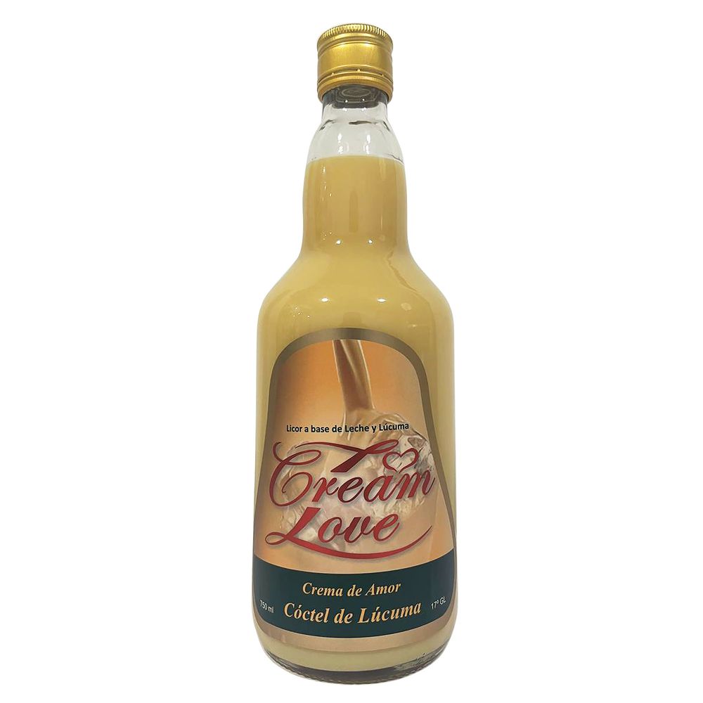 Licor de Lúcuma CREAM LOVE Botella 750ml | plazaVea - plazaVea