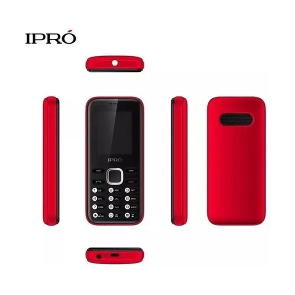 Celular Ipro A10 MINI 2G Beteria 800mAh,Radio FM Inalambrico, Rojo | plazaVea - plazaVea