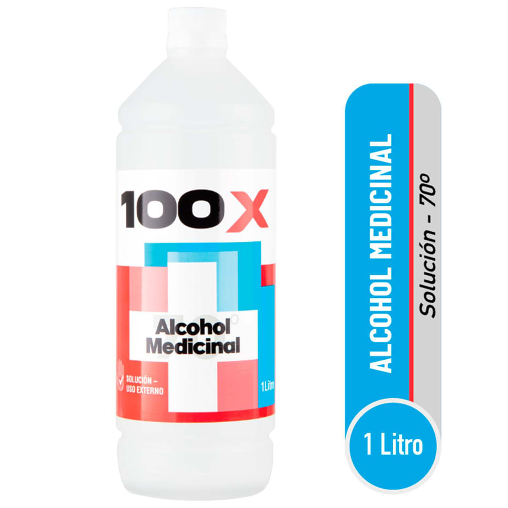 Alcohol Medicinal 100X 70° Frasco 1L | plazaVea - Makro