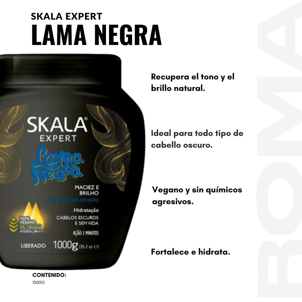 CREMA TRATAMIENTO CAPILAR SKALA LAMA NEGRA + REGALO - plazaVea