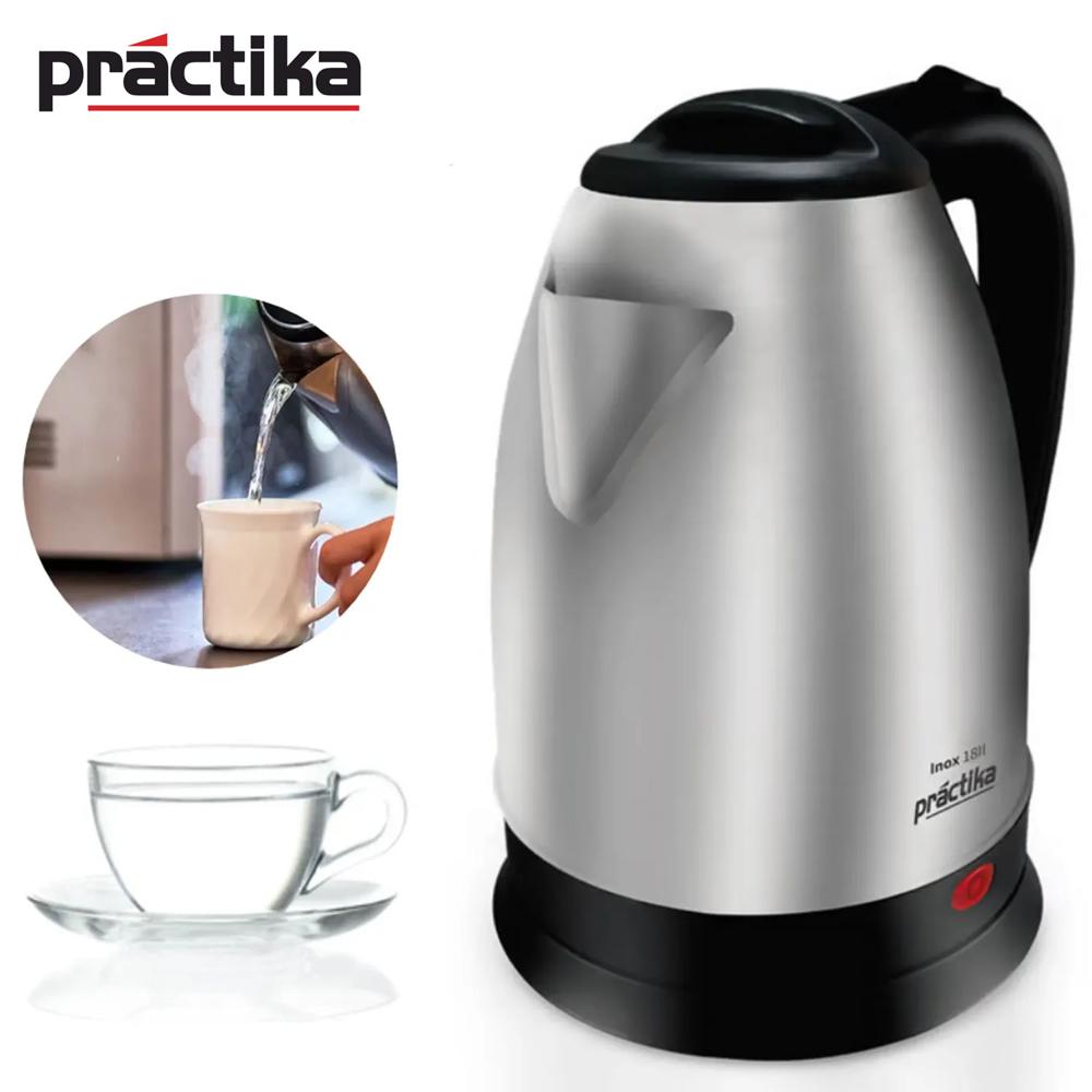 Hervidor Eléctrico Practika 1.8L INOX 18 - Acero inoxidable | plazaVea - plazaVea