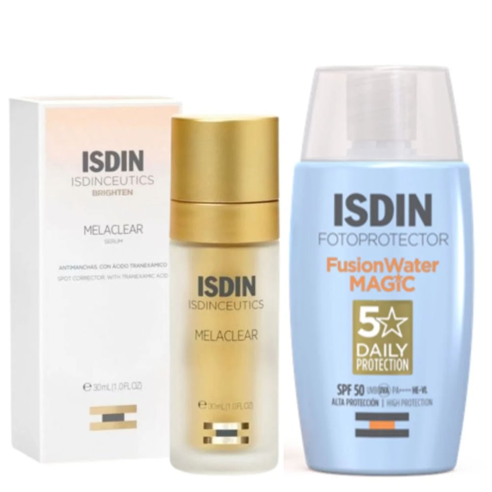 Set Tratamiento Facial Isdin Antimanchas Ceutics Melaclear Advanced ...