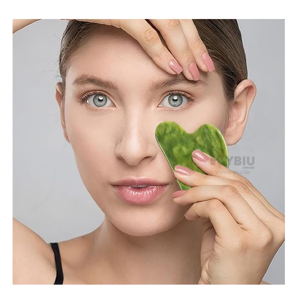 Gua Sha para Efecto Lifting en Color Verde Y+Stickers | plazaVea - plazaVea