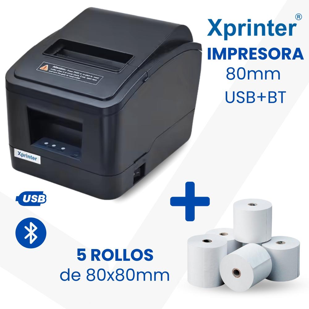 Impresora Ticketera Térmica 80MM USB + Bluetooth XPRINTER XP-V320N | plazaVea - plazaVea