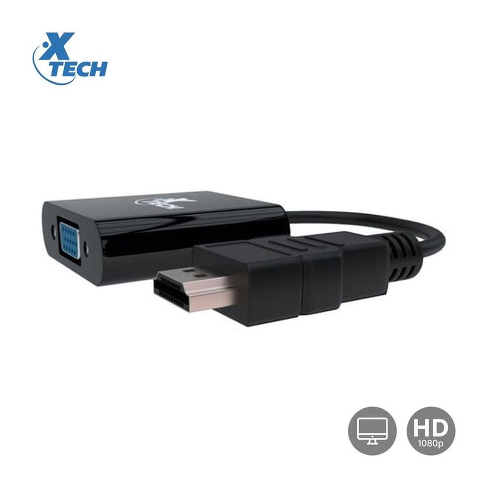 Adaptador De Vídeo XTECH XTC-363 HDMI Macho A VGA Hembra | plazaVea - plazaVea