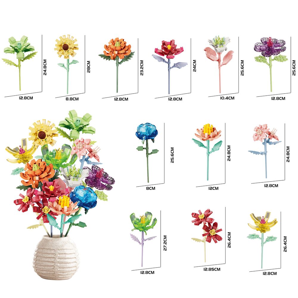 Bloques Colección Flores Bb038 BRIGHT BB038| plazaVea - plazaVea