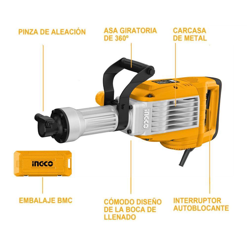 Martillo Demoledor SDS Hex 1700w 50 Joules Ingco PDB170068 | plazaVea ...