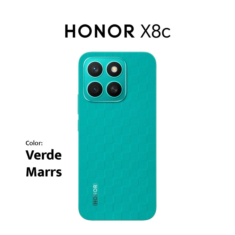 Celular Honor X8C 8GB RAM 256GB Verde Marino + Estuche de regalo ...