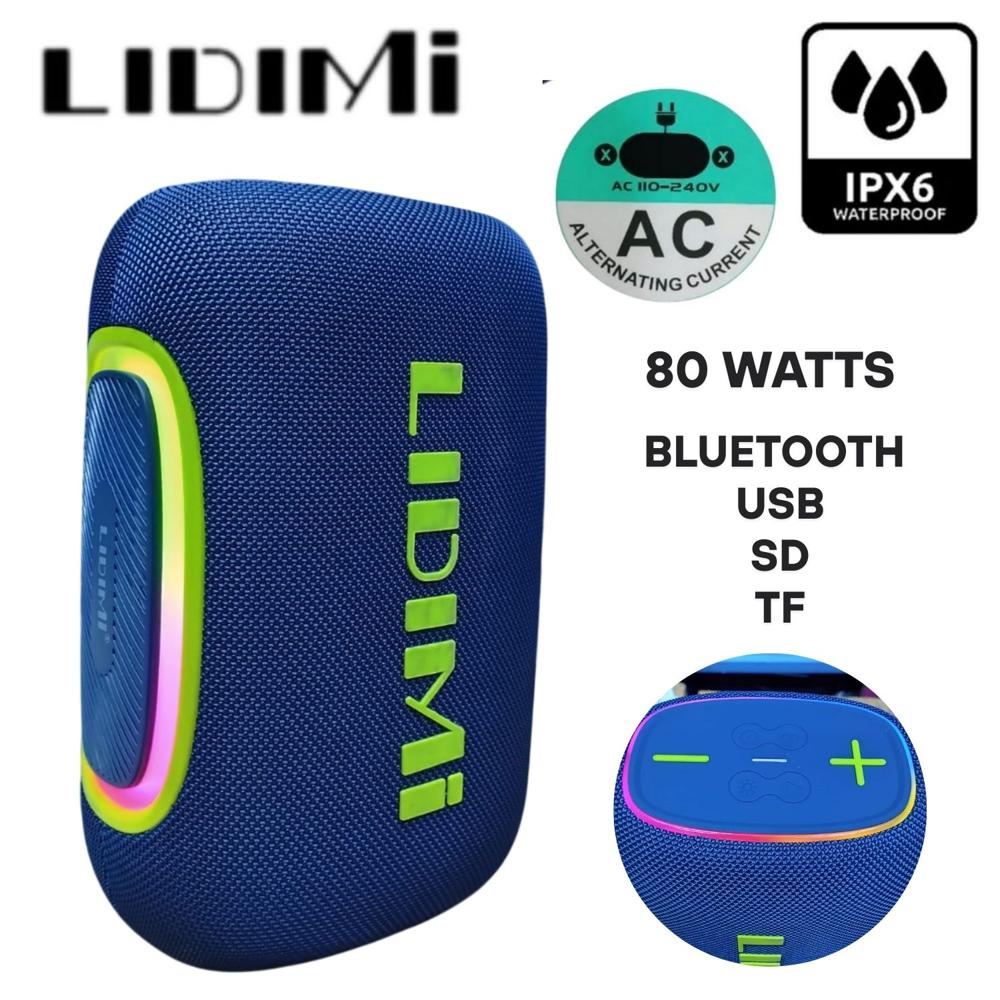 Parlante Portátil Lidimi LD-S849AC 80 W BT USB RGB Color Aleatorio ...