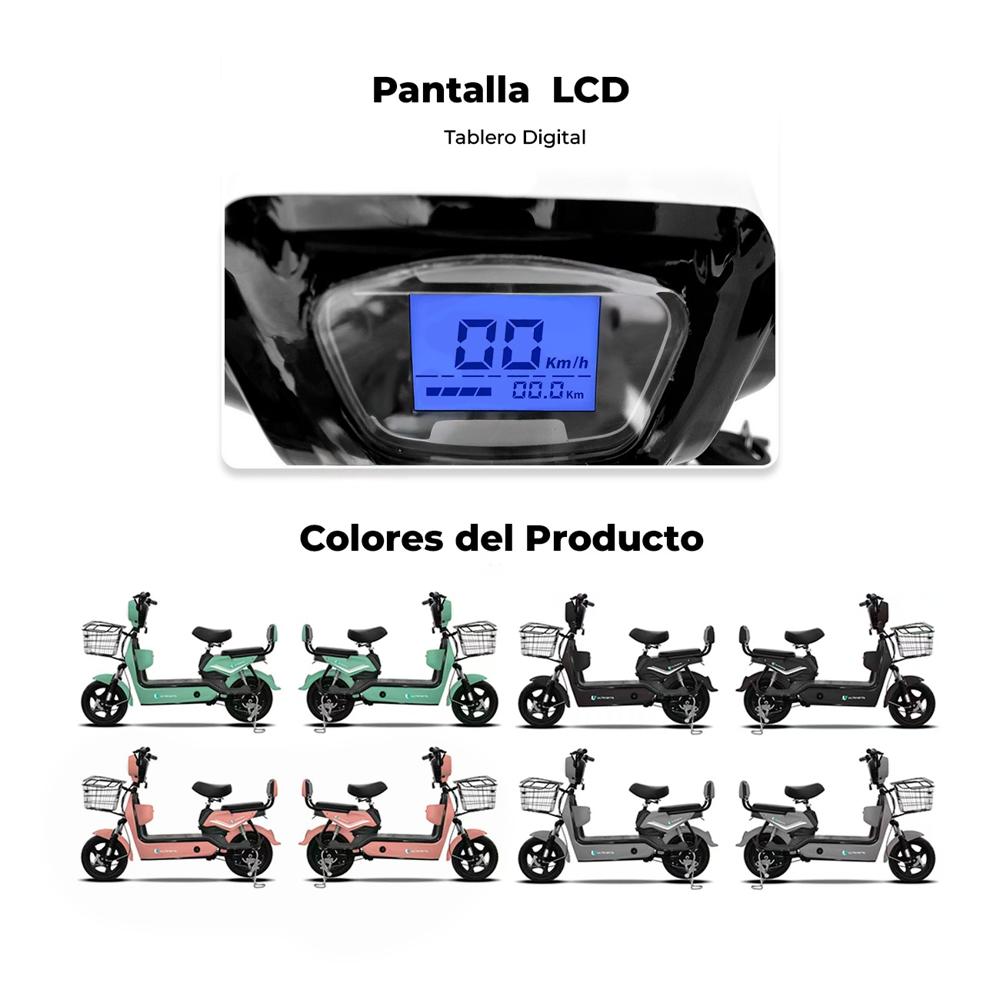 Bicimoto Electrica Ultrabyte Velocidad Maxima 35km/h Bateria 48V Color ...