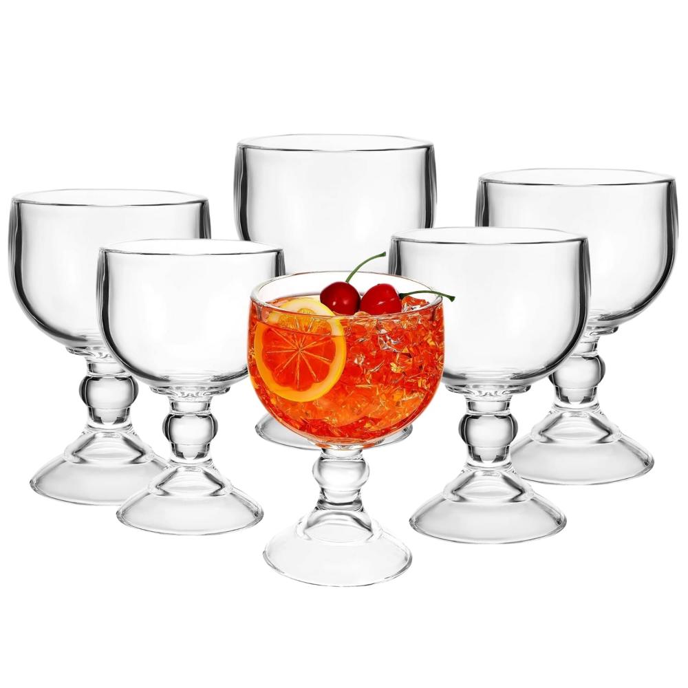 Copa Chabela 620ml 6 Copas Crisa Vidrio Resistente Multiuso | plazaVea ...