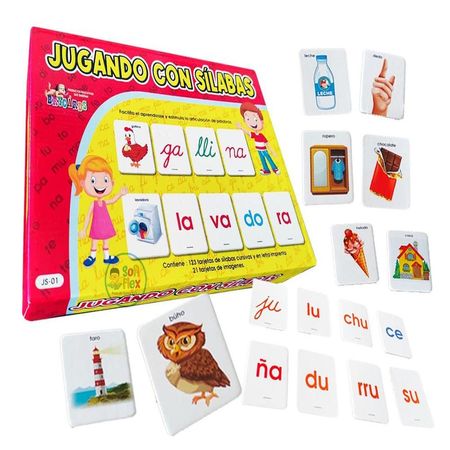 JUGANDO CON SILABAS APRENDIENDO A LEER Y ESCRIBIR | plazaVea - plazaVea
