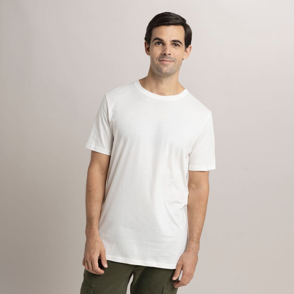Polo Hombre Soft White Amc - plazaVea