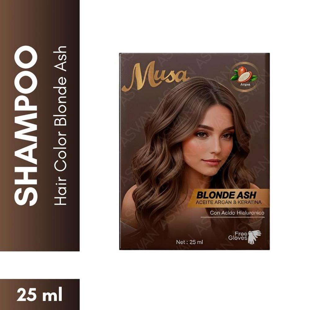 Shampoo Hair Color Blonde Ash 25 ml - MUSA - plazaVea