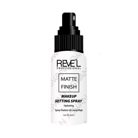 MATTE FINISH MAKEUP SETTING SPRAY HYDRATING 60ML - REVEL - plazaVea