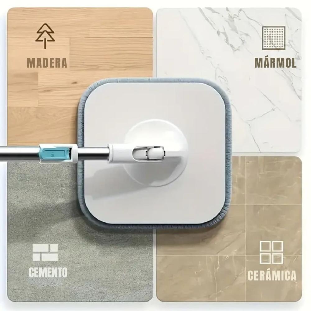 Trapeador con Balde Cuadrado y Escurridor Fócil Smart 7240007 - plazaVea