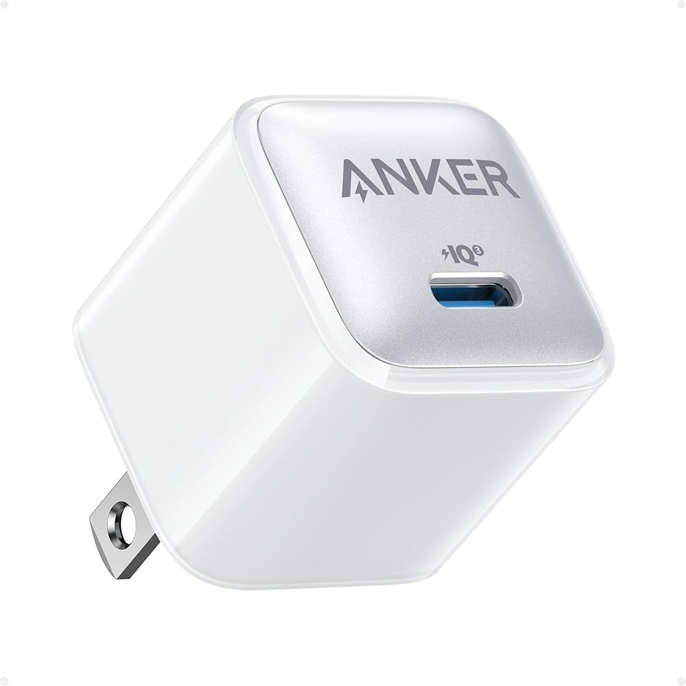 Cargador de pared Anker 20W USB-C con tecnología iQ3 en color blanco ...