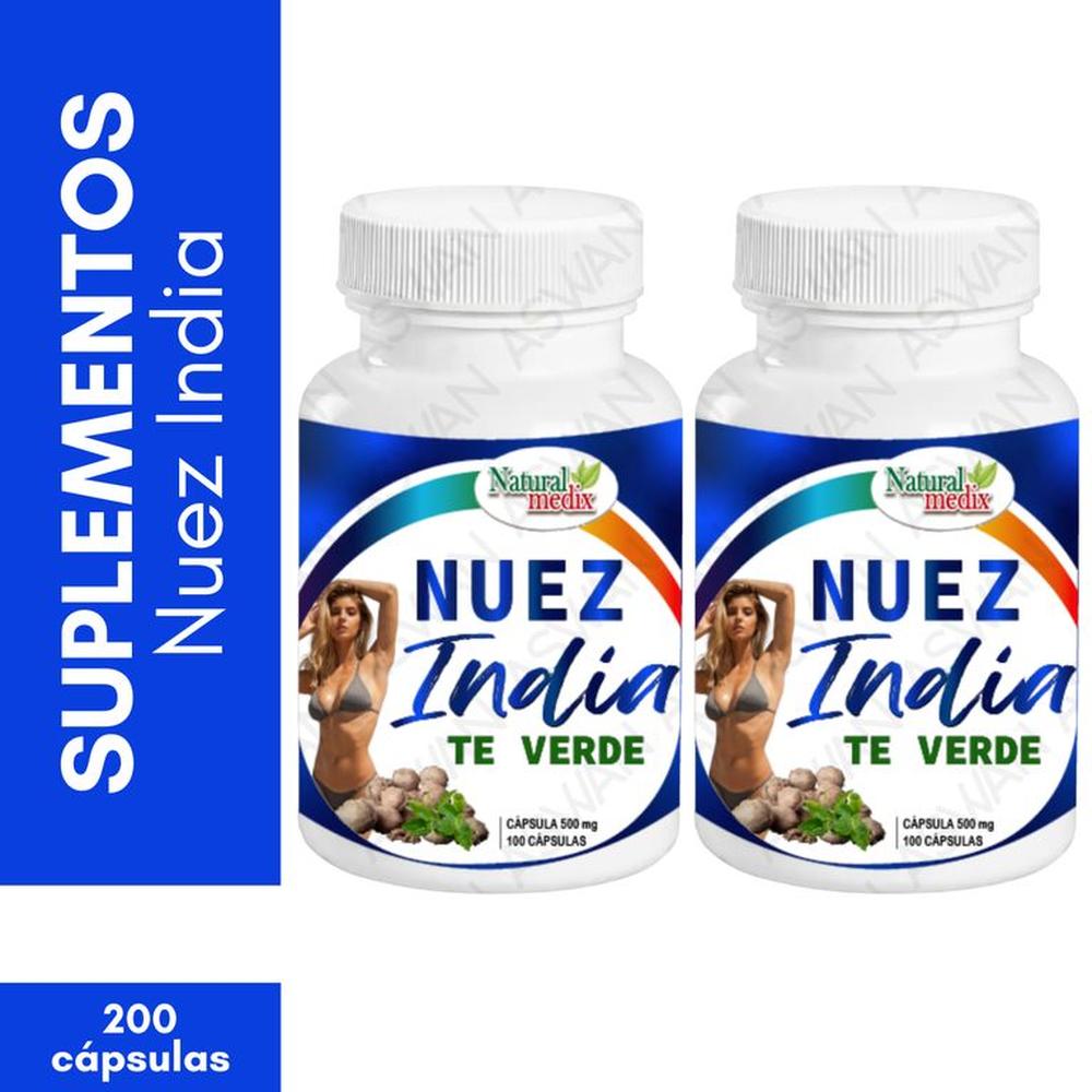 Pack x2 Nuez De La India 100 Cápsulas - Natural Medix | plazaVea - plazaVea