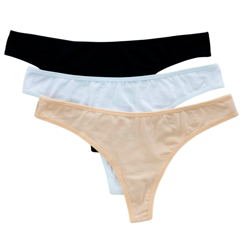 Trusa Pack x3 Hilo Bnb Mujer SINGULAR| plazaVea - plazaVea