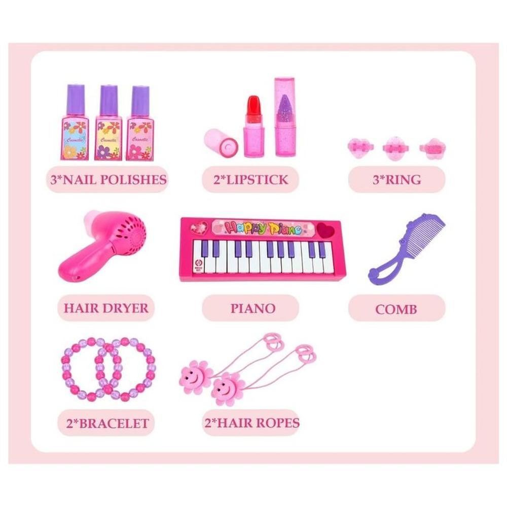 Tocador Castillo de Princesa con Accesorios y Piano Musical - plazaVea