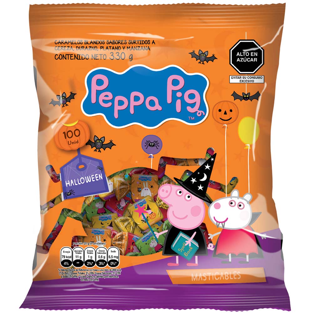 Caramelos Masticables ARCOR Peppa Pig Bolsa 330g | plazaVea - Makro
