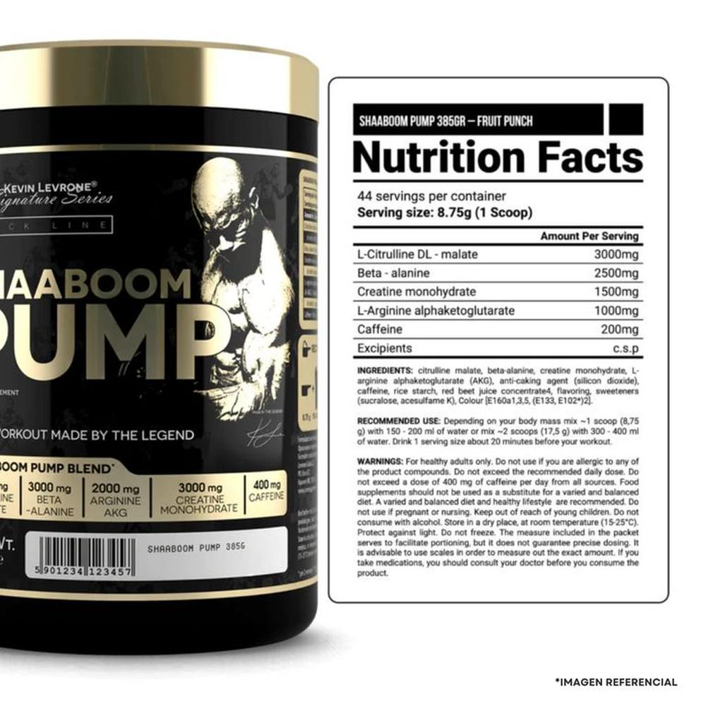 Shaaboom PUMP 385gr 44 servicios KEVIN LEVRONE - plazaVea