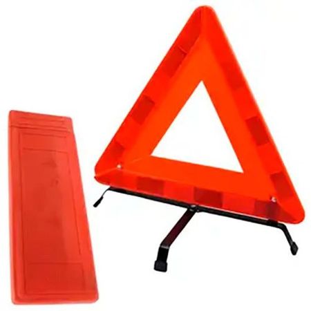 Triangulo De Seguridad Vial Pesada Reflectivo 45CM | plazaVea - plazaVea