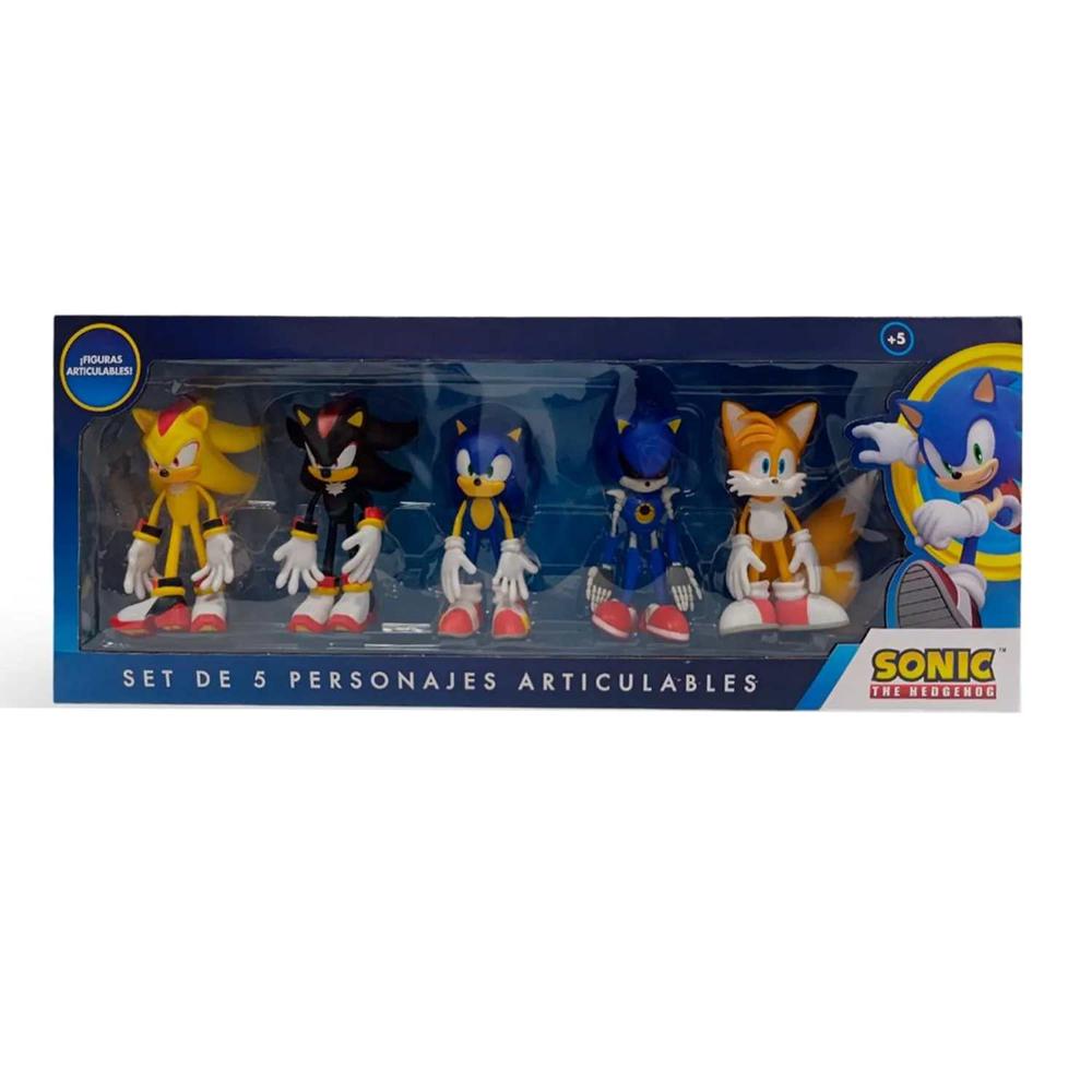 Set de Muñecos Sonic y sus Amigos Articulables M5 Tails | plazaVea ...
